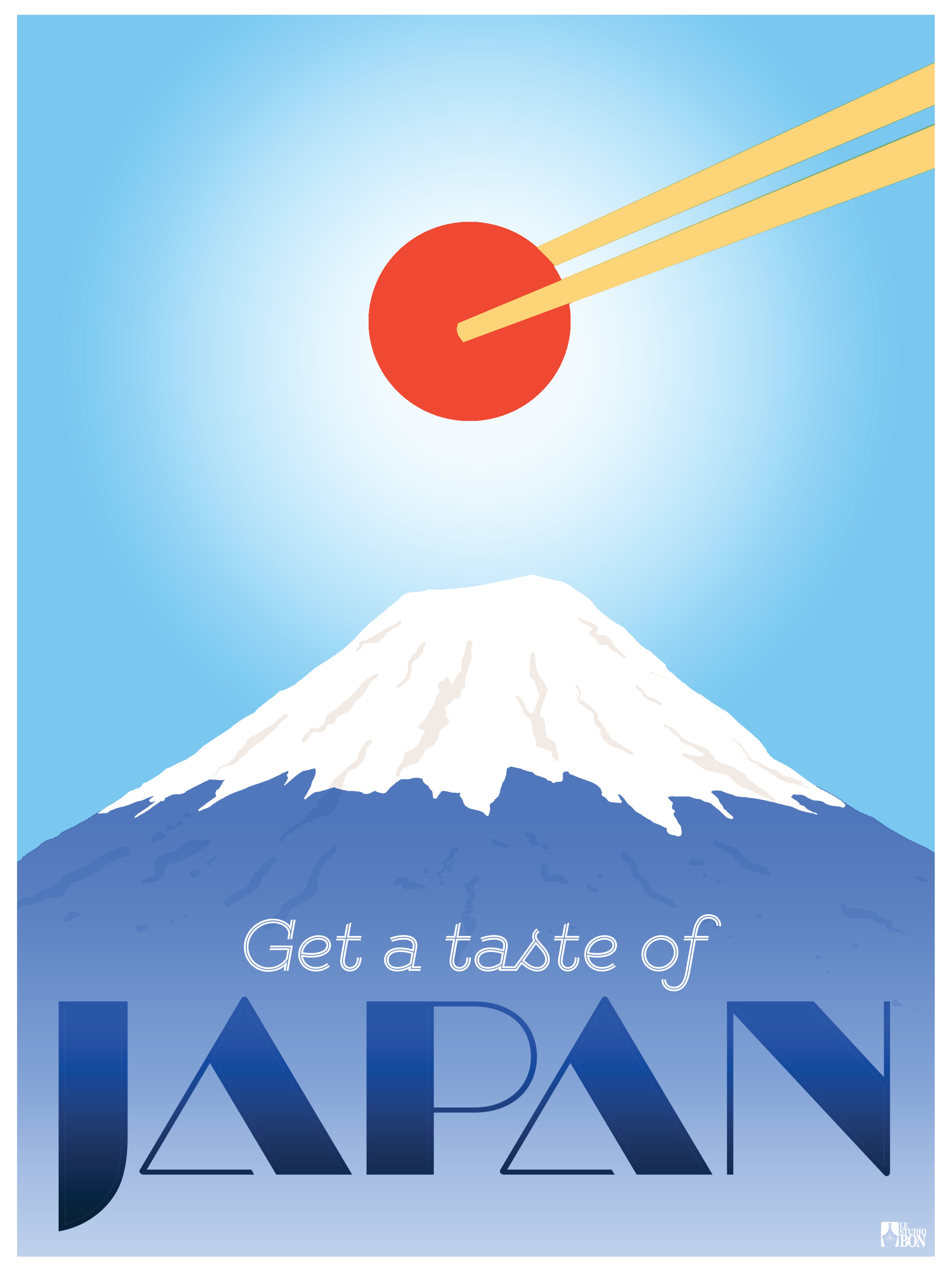 Affiche "Get a taste of Japan" | Le Studio Bon
